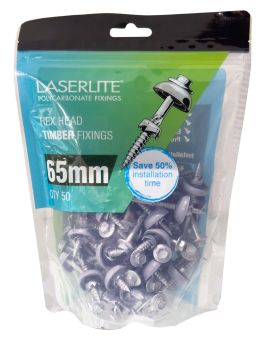 Laserlite Screw Timber-65mm - 50 pack