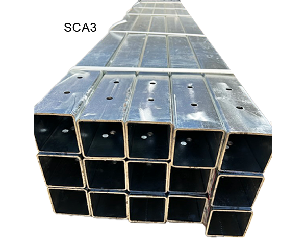 ADJUSTABLE SHS 89x89x3.5 COLUMN @ 3m incl 4xM12*11
