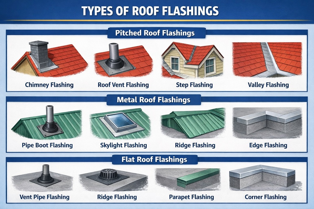 How To Choose The Right Roof Flashings For Your Roof Type